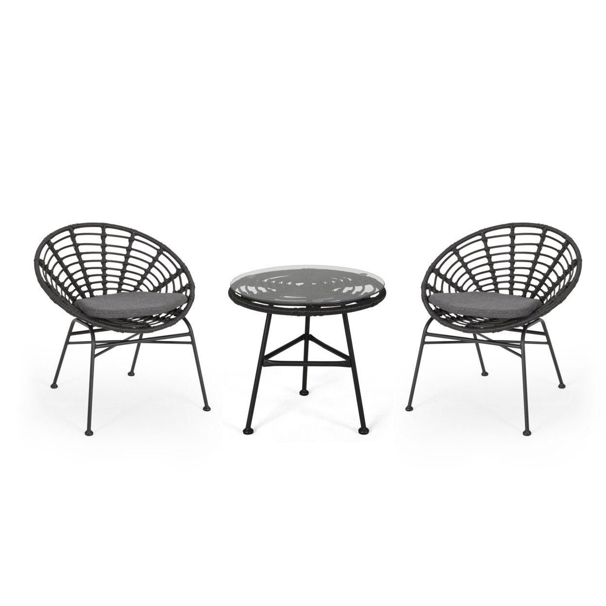 GDFStudio Bridget Outdoor 2 Seater Acacia Wood Chat Set | Michaels