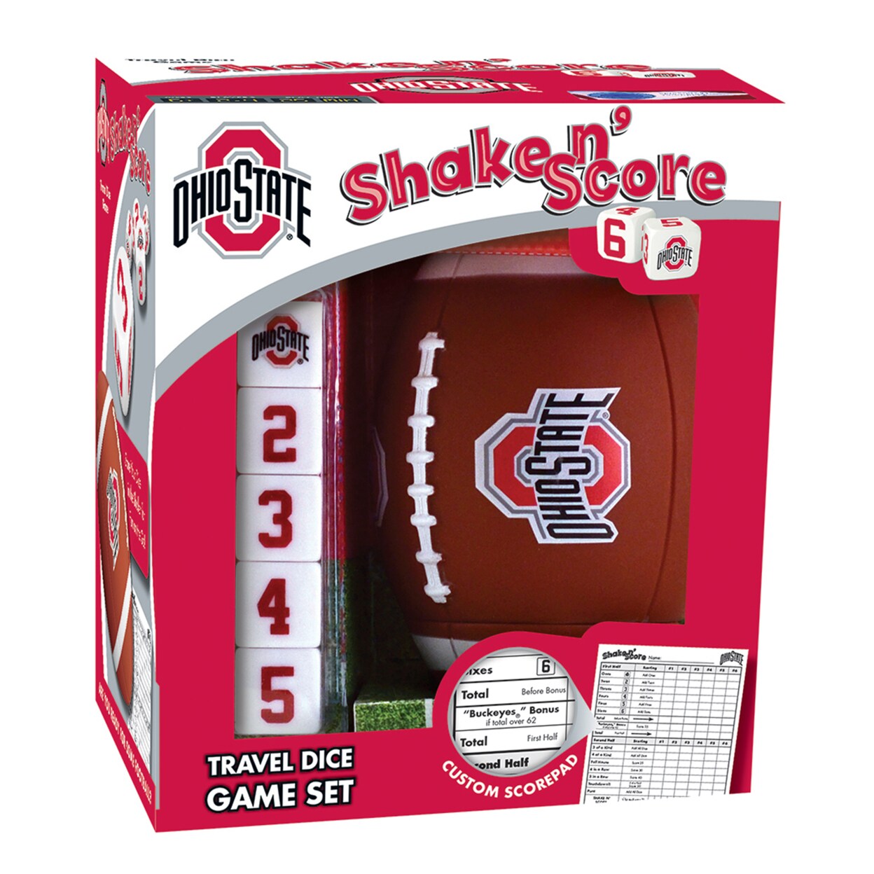 Masterpieces Officially Licensed NCAA Ohio State Buckeyes Shake N ...