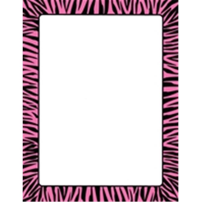 Pink Zebra Print Frame
