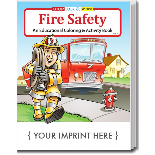 DDI 2350877 Fire Safety Coloring Book Case of 125 | Michaels
