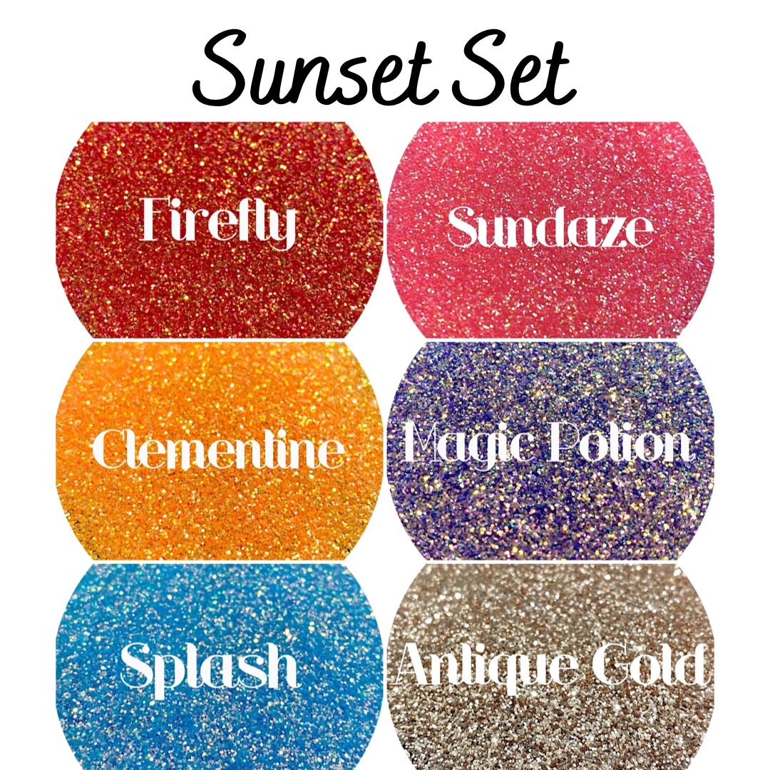 Glitter Sunset Set by Glitter Heart Co.™ | Michaels