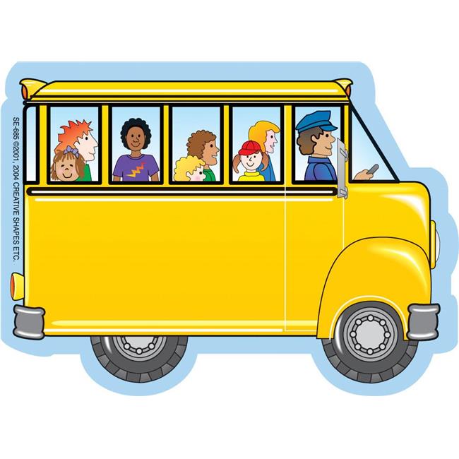 Creative Shapes Etc 4.5 x 4 in. Mini Notepad, Bus with Kids - 35 Sheets ...