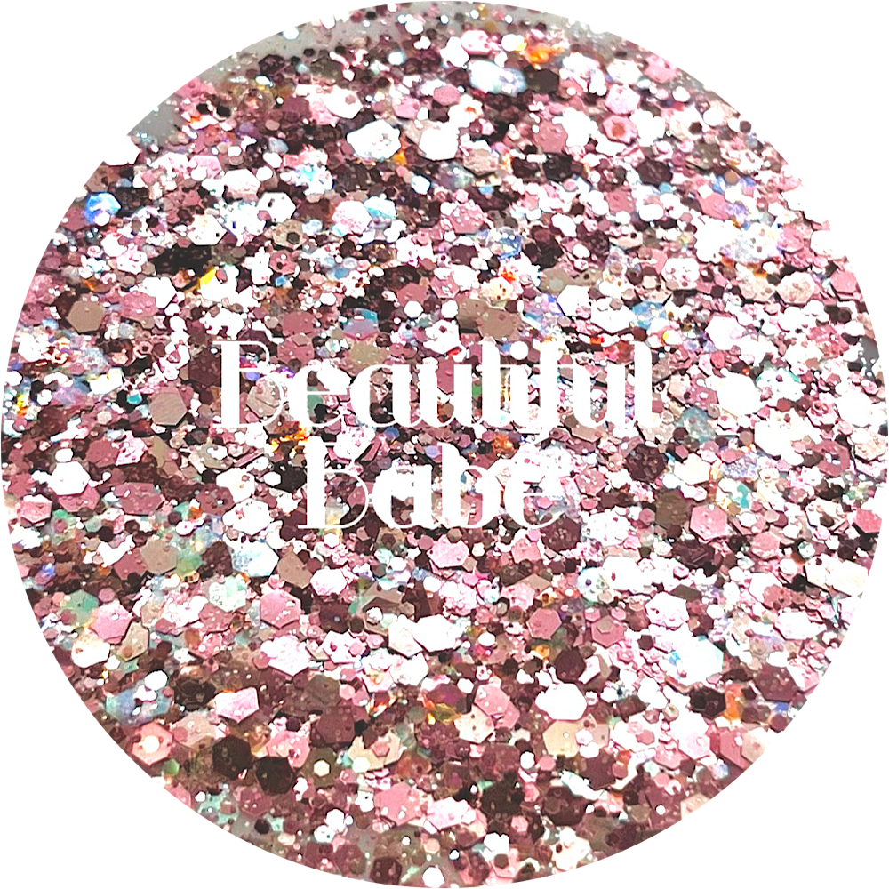 Polyester Glitter - Beautiful Babe by Glitter Heart Co.™ | Michaels