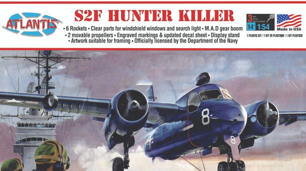 Atlantis Models 1/52 Atlantis Models S2F Hunter Killer Aircraft ...