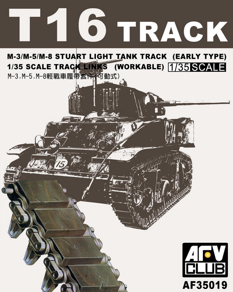 AFV Club 1/35 Stuart T16 M35/8 Tracks Plastic Model | Michaels