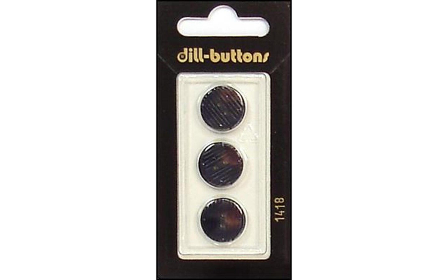 Dill Buttons 15mm 3pc 2 Hole Navy | Michaels