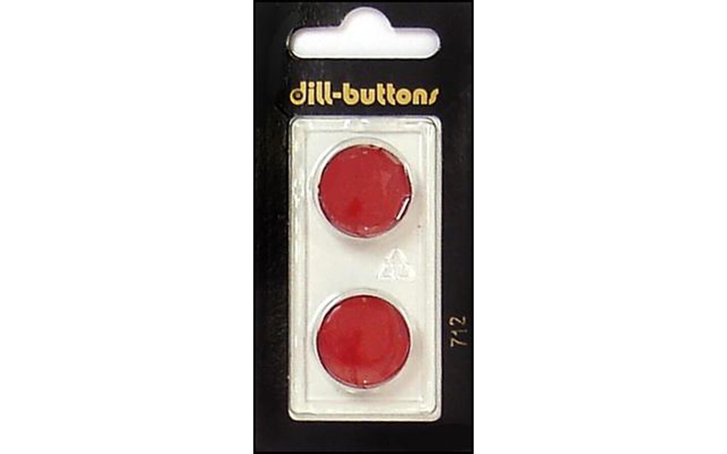 Dill Buttons 19mm 2pc Shank Wine Red | Michaels
