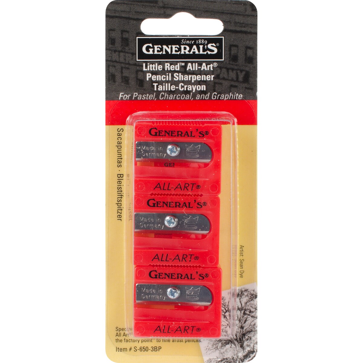 General's Little Red All-Art Pencil Sharpeners 3/Pkg | Michaels