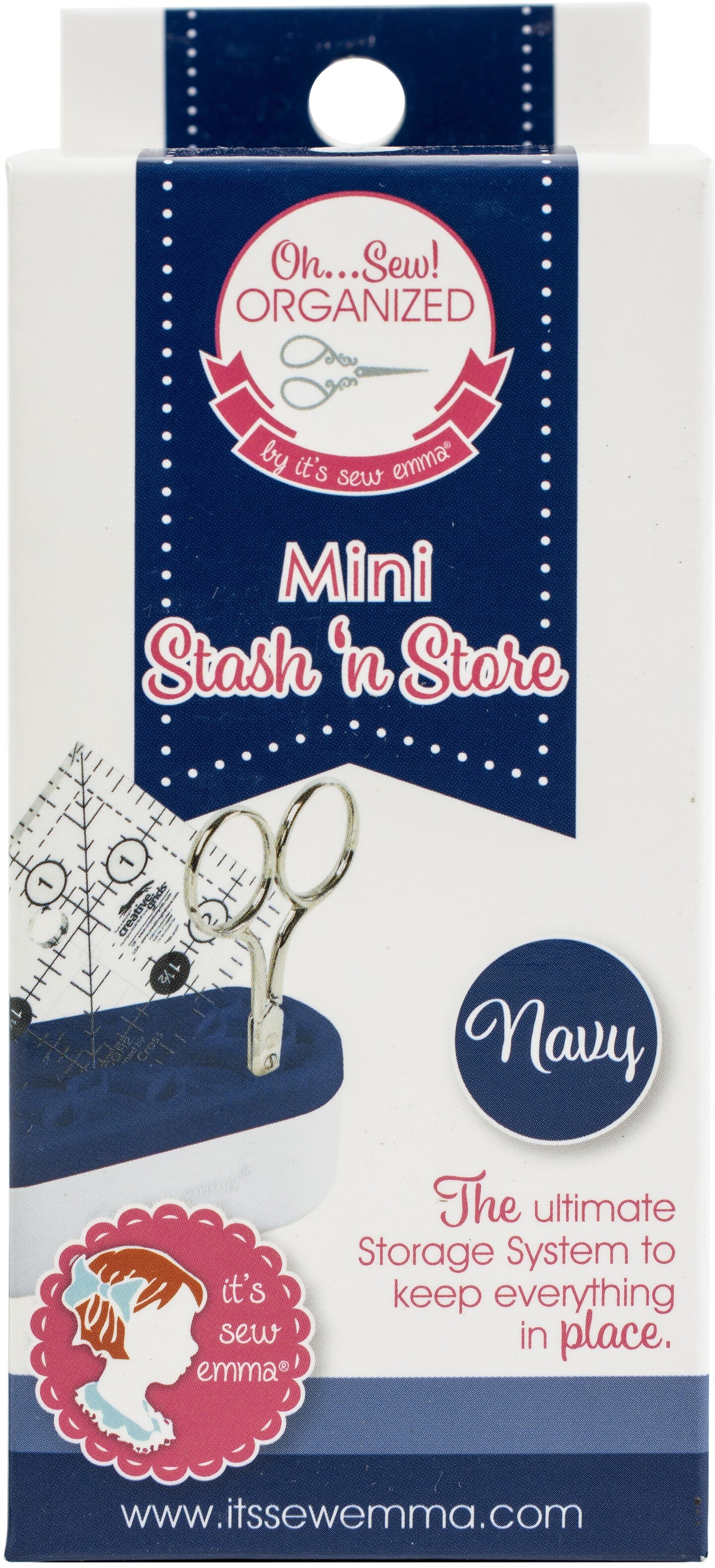 It's Sew Emma Mini Ohsew! Organized Stash 'N Store-Navy | Michaels