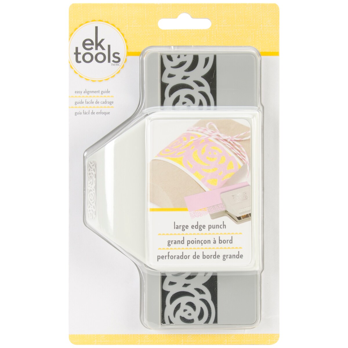 Large Edge Punch-Rose Chain, 1.25"X2.5" | Michaels