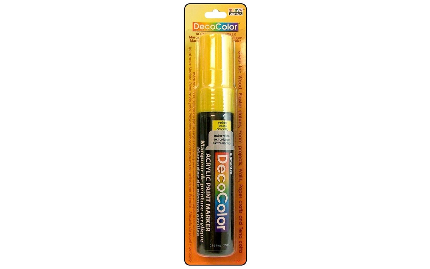 Uchida DecoColor Acry Paint Pen Jumbo Card Ylw | Michaels