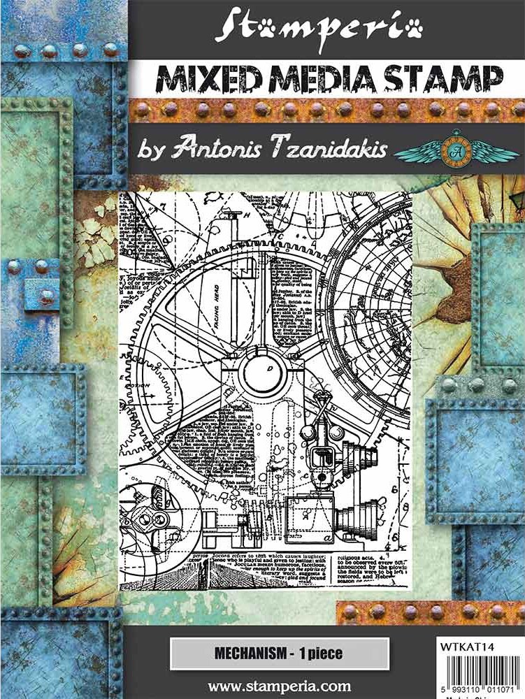 Stamperia Cling Stamp 5.90"X7.87"-Mechanism, Sir Vagabond | Michaels