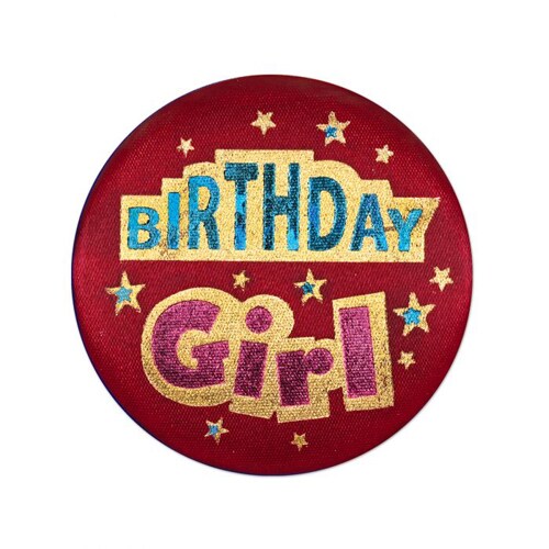 Birthday Girl Satin Button | Michaels