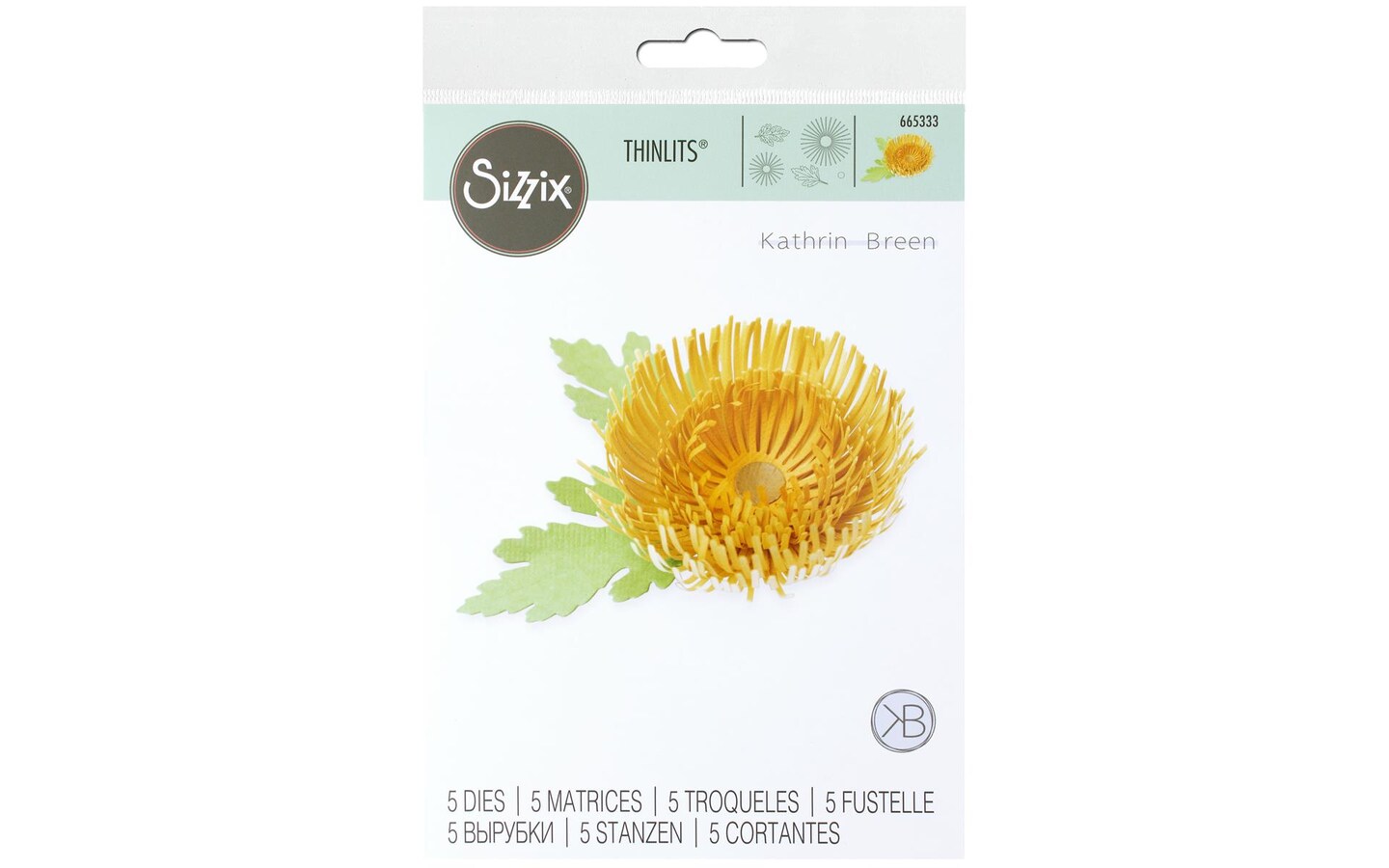 Sizzix KBreen Thinlits Die Chrysanthemum | Michaels