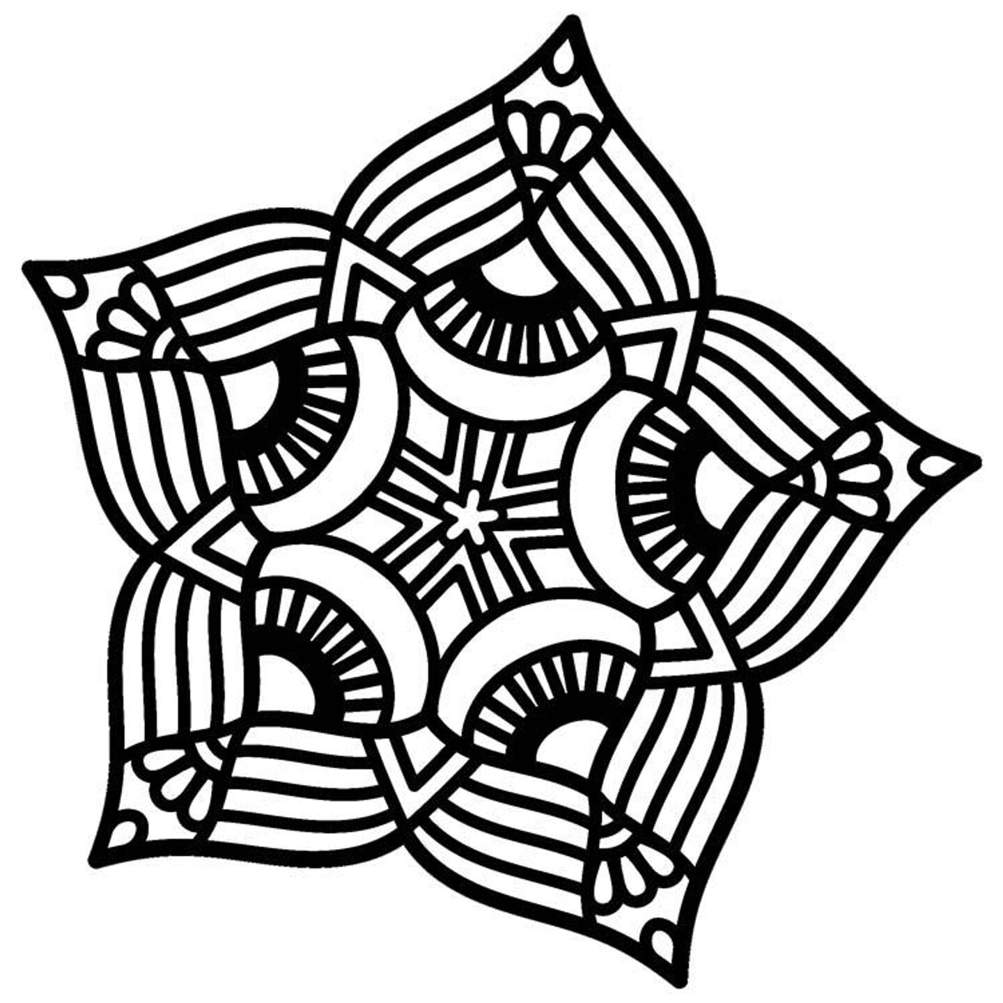 Creative Expressions Mask Five Point Mandala | Michaels