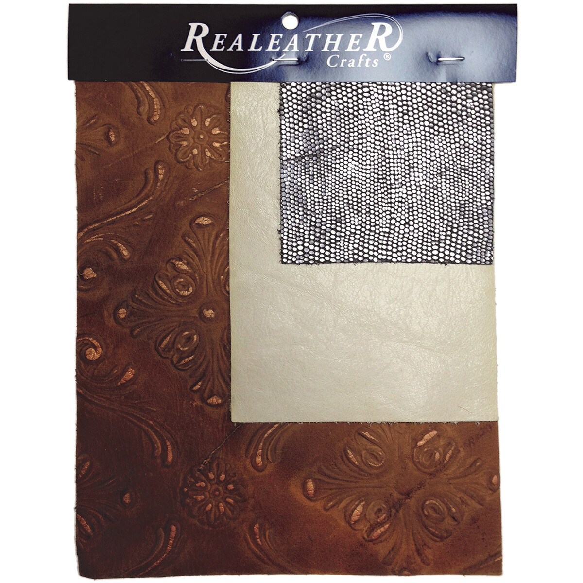 Realeather(R) Crafts Leather Trim Pack 3/Pkg-Assorted Large, Count: 1 ...