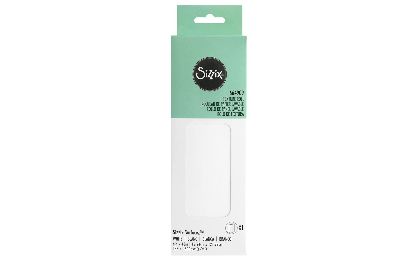 Sizzix Surfacez Texture Roll 6x48" White | Michaels