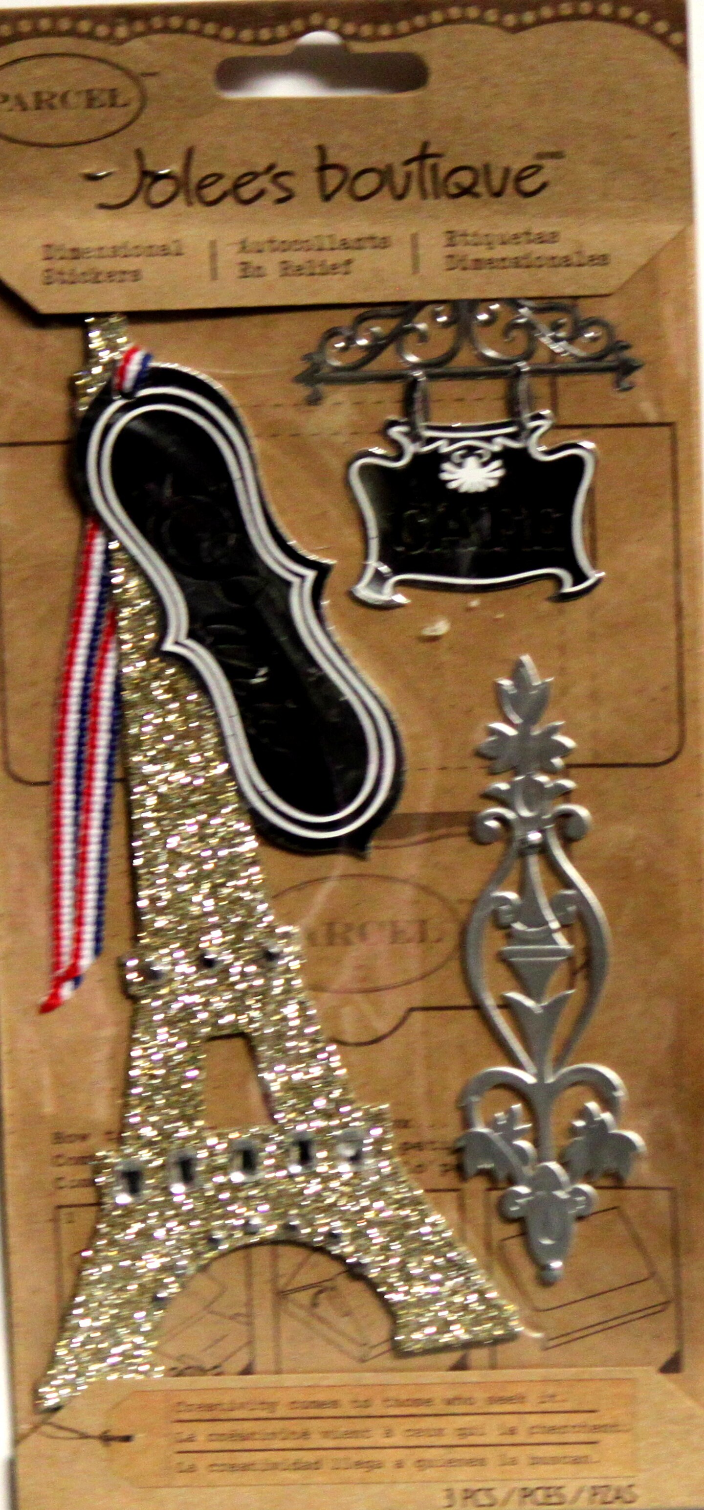 Jolee's Boutique Parcel Eiffel Tower Dimensional Stickers | Michaels