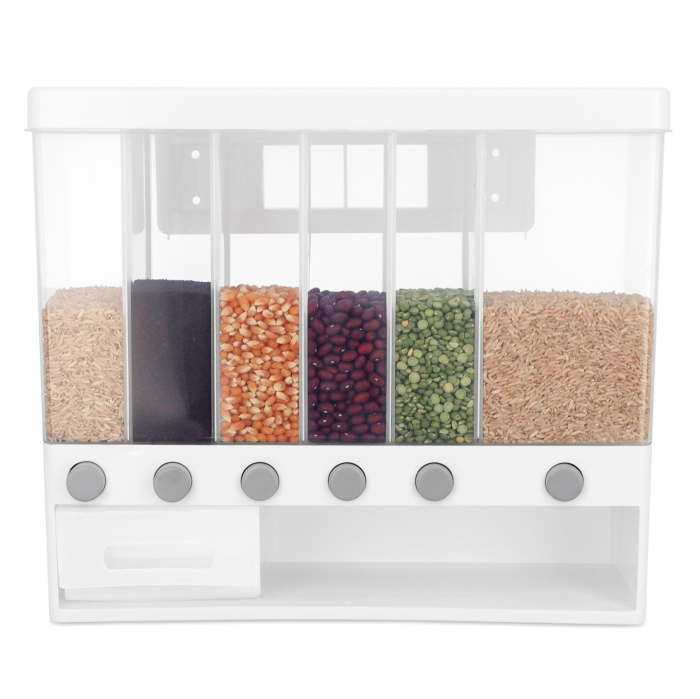 7Penn Multiple Dry Food Dispenser System - 6 Grid Beans and Rice ...