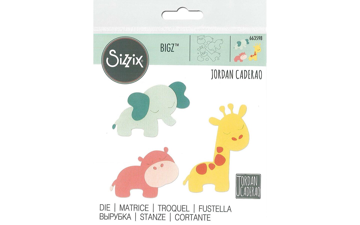 Sizzix JCaderao Bigz Die Jungle Animals | Michaels