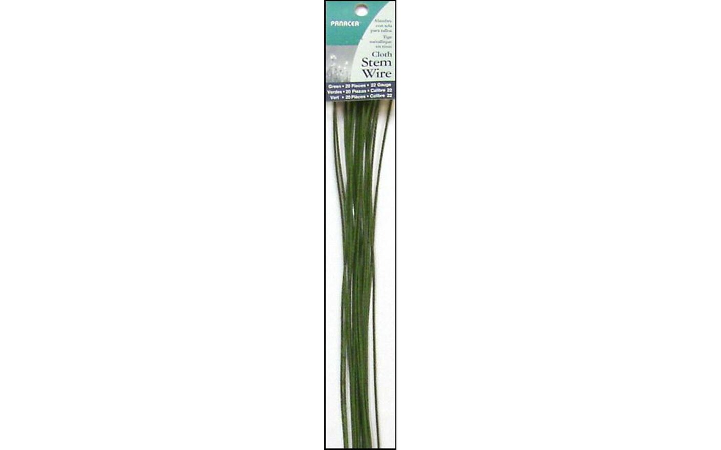 Panacea Cloth Wire Pkg 18" 22 Ga 20pc Green | Michaels