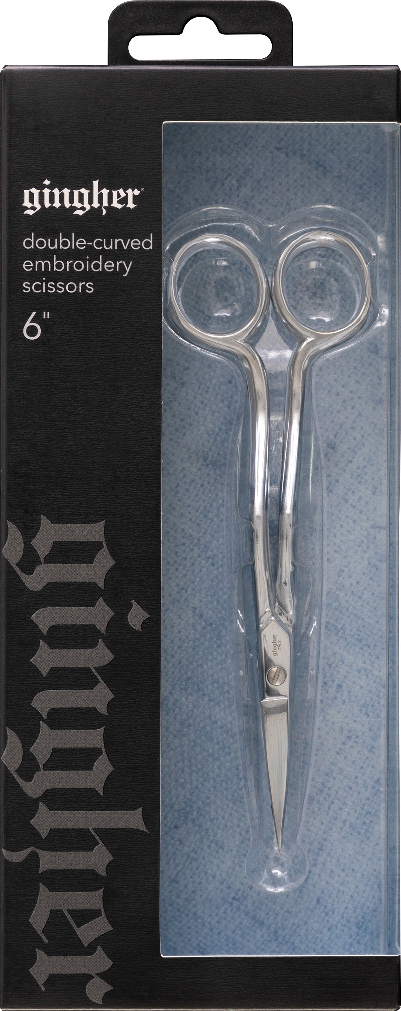 Gingher Double-Curved Machine Embroidery Scissors 6"- | Michaels