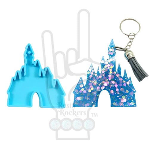 Castle Keychain Silicone Mold for Epoxy Resin Art | Michaels