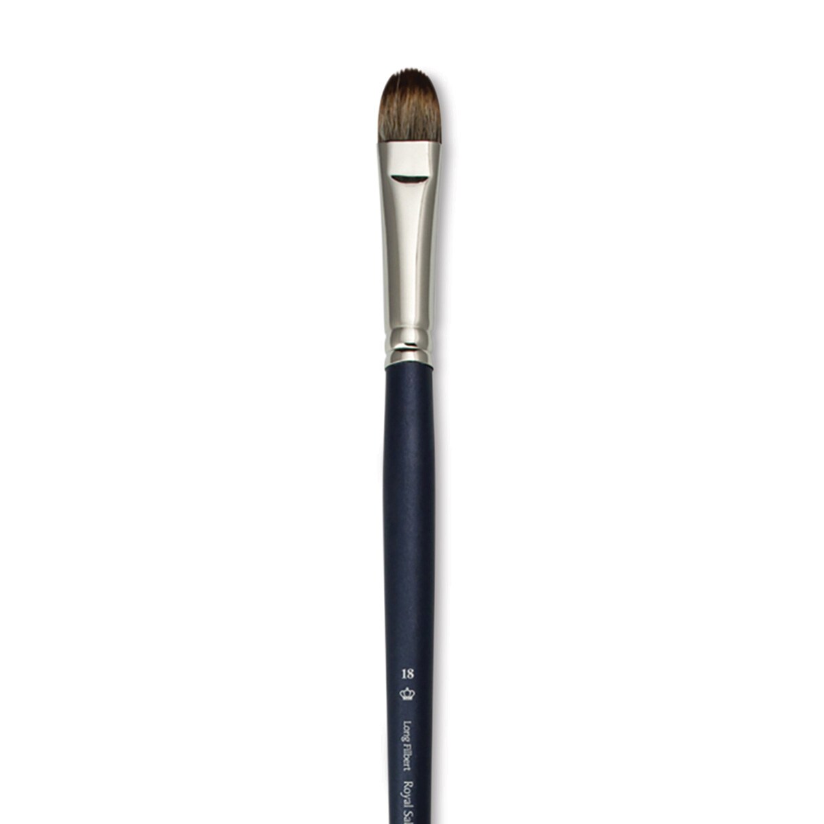 Royal & Langnickel SableTek Brush - Long Filbert, Long Handle, Size 18 ...