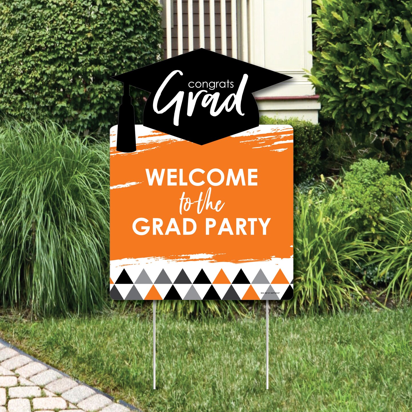 Big Dot Of Happiness Orange Graduation Party Decorations Grad Party Big Dot Of Happiness Orange Graduation Party Decorations Grad Party