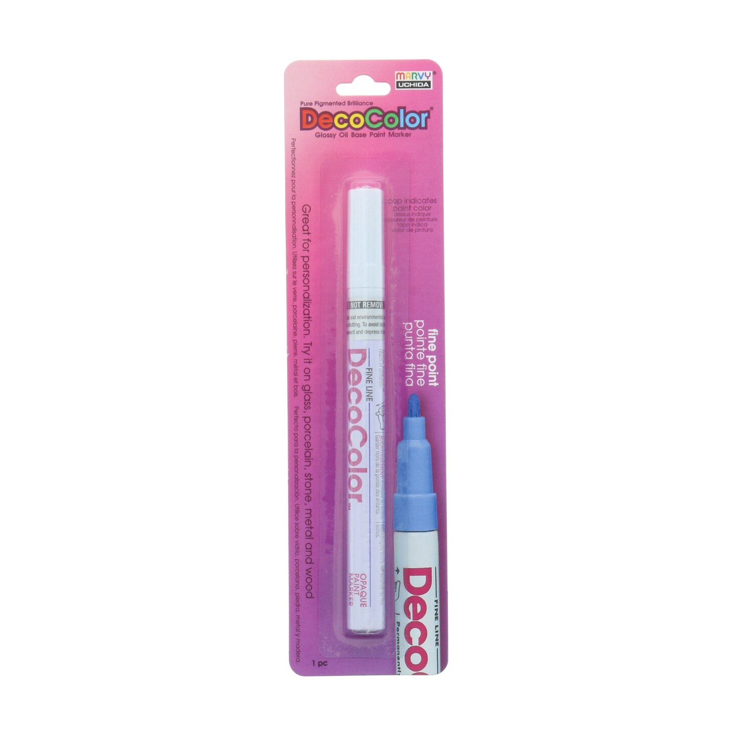 Uchida DecoColor Paint Marker, Fine, Carded Packaging, White | Michaels