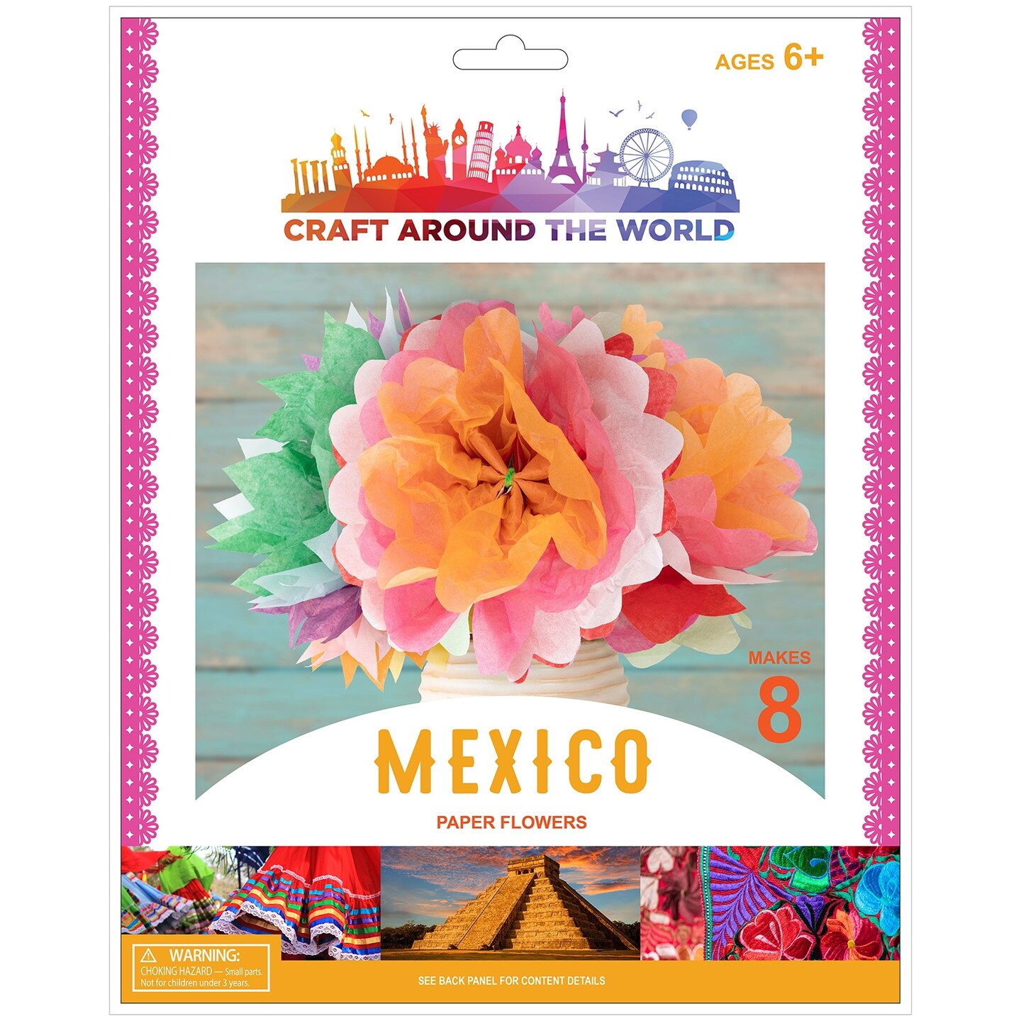 Craft Around The World Mexican Paper Flowers-Makes 8 | Michaels