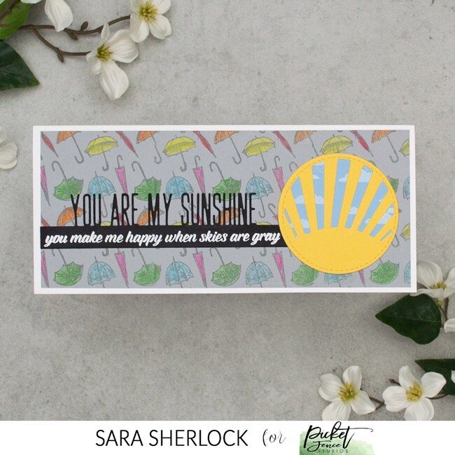 Picket Fence Studios 4"X4" Stamp Set-Dancing In The Rain | Michaels