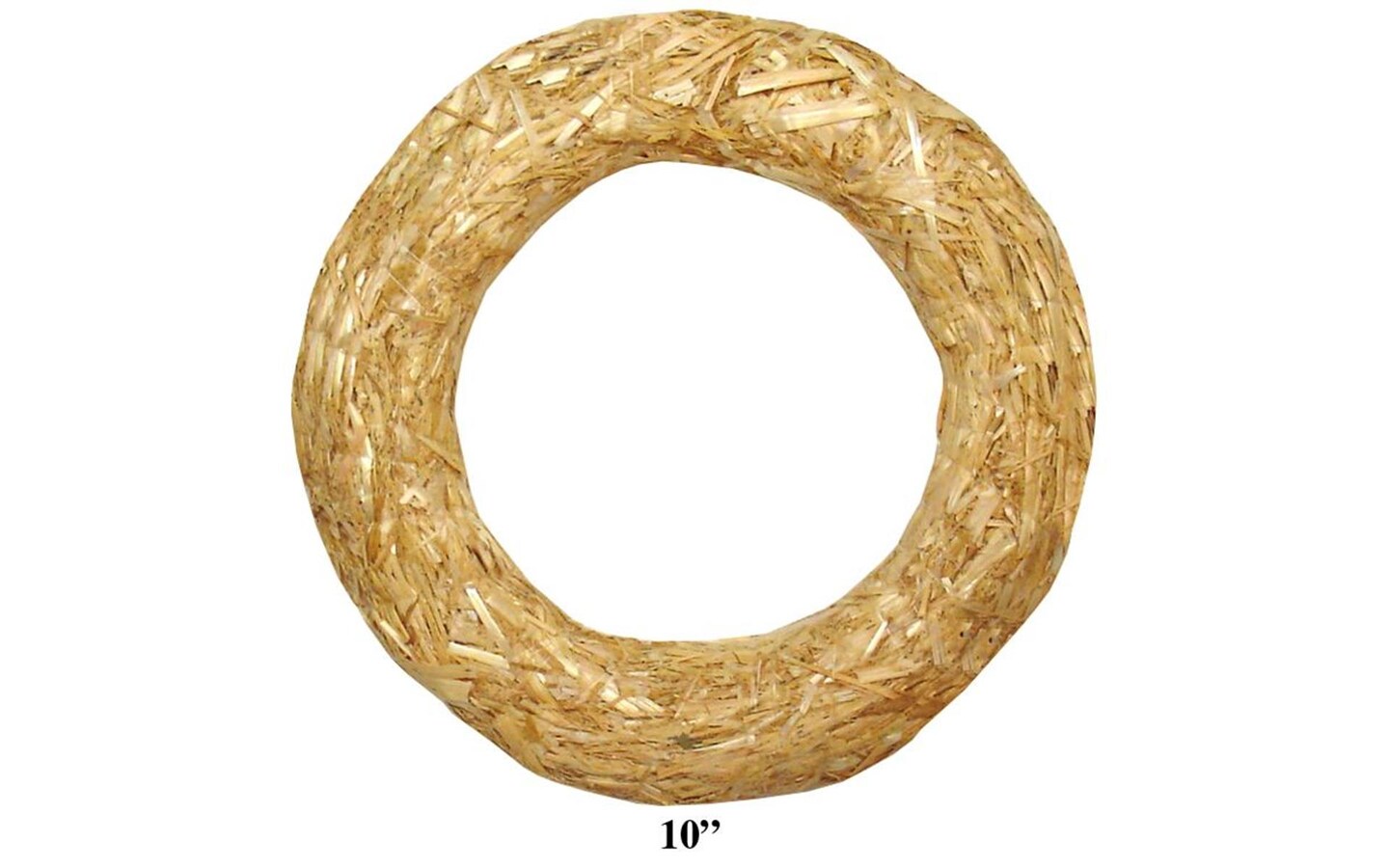 FloraCraft Straw Wreath 10" Clear Wrap | Michaels