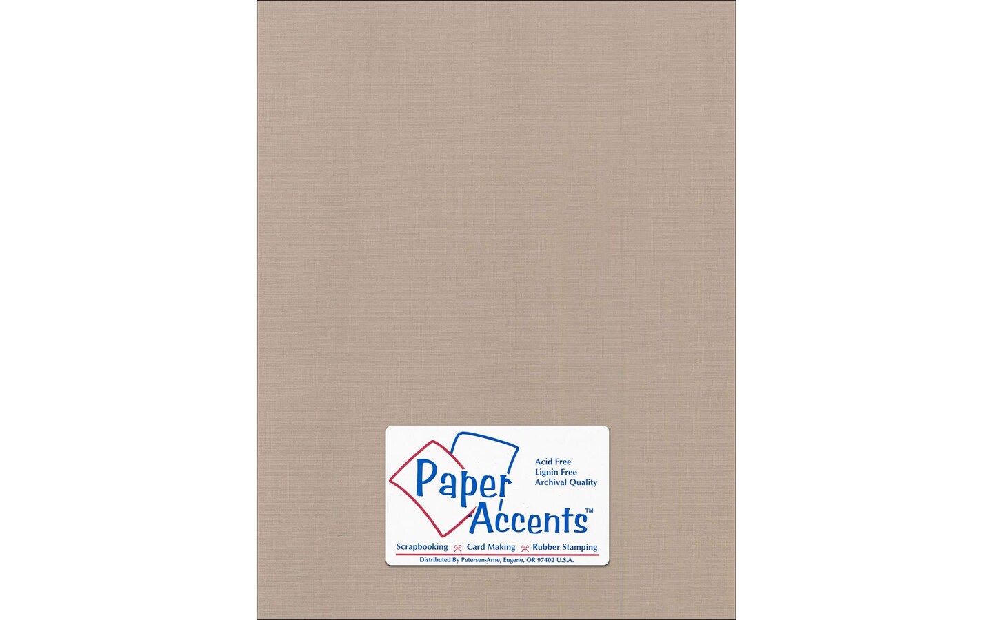 PA Paper Accents Canvas Cardstock 8.5" x 11" Chamois, 80lb colored ...