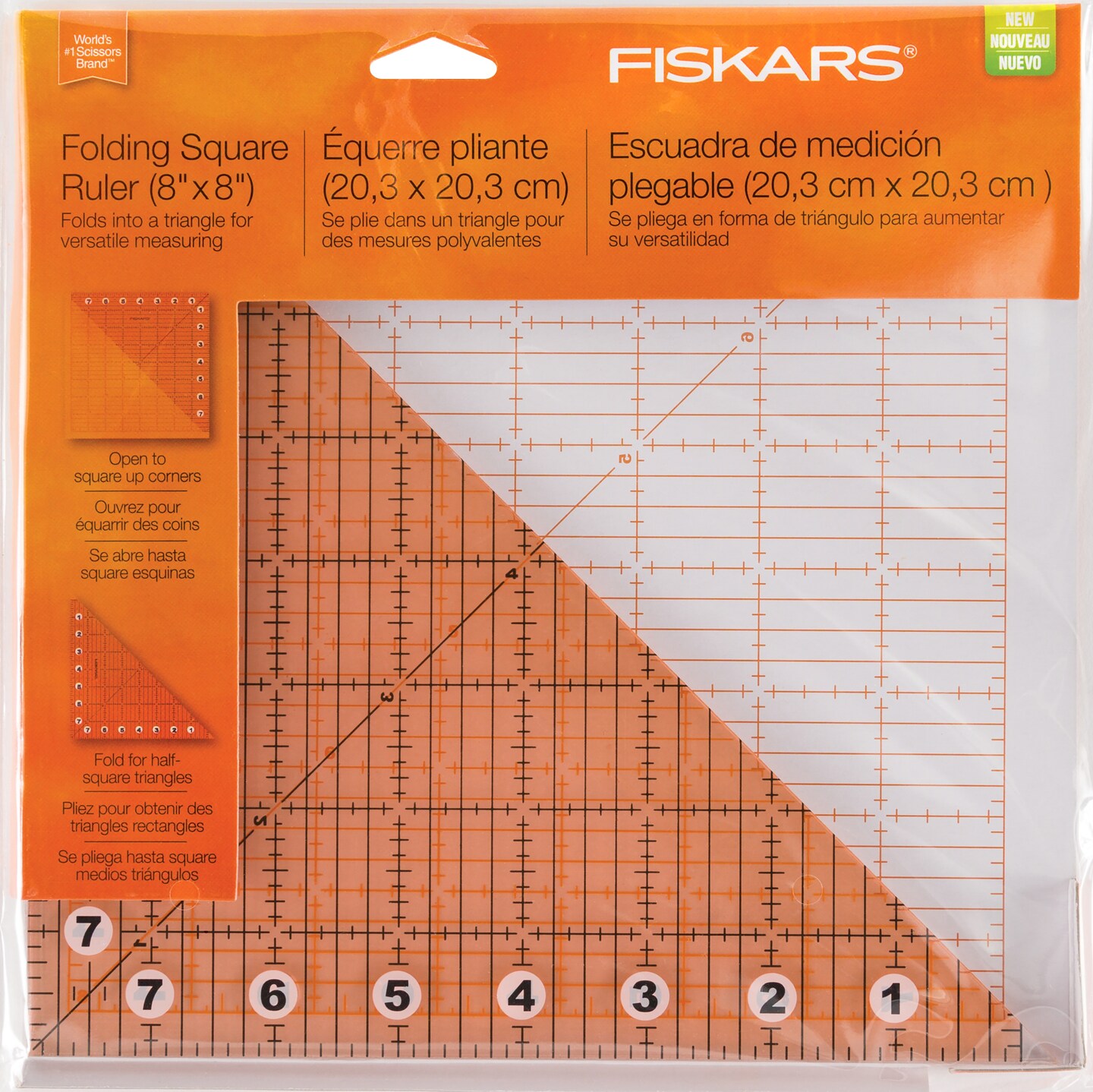 Fiskars Folding Ruler-8"X8" | Michaels