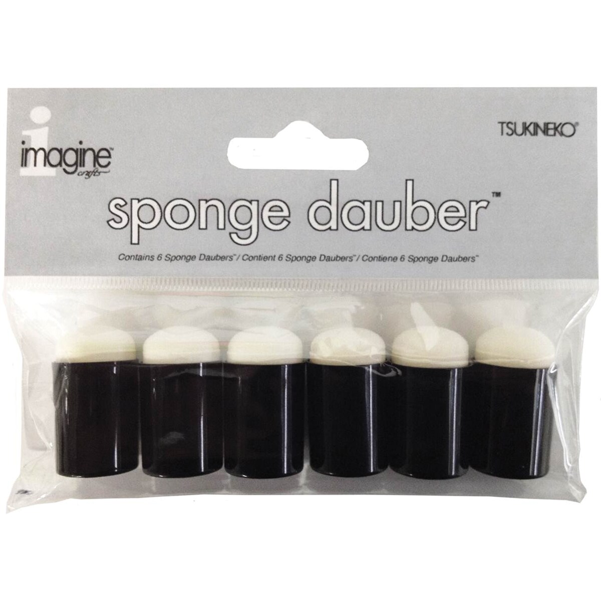 Sponge Daubers 6/Pkg-1.25"X.625"X.625" | Michaels