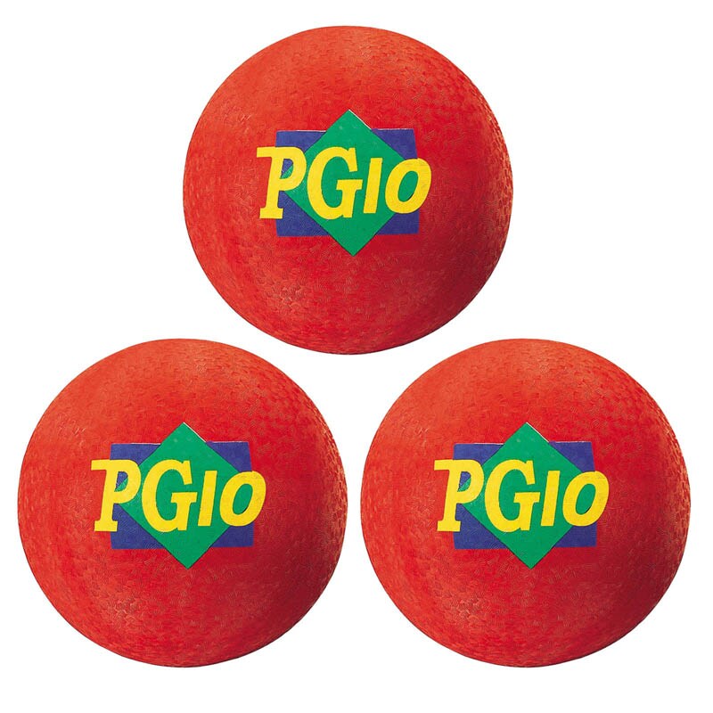 Playground Ball, 10-Inch, Red, Pack of 3 | Michaels