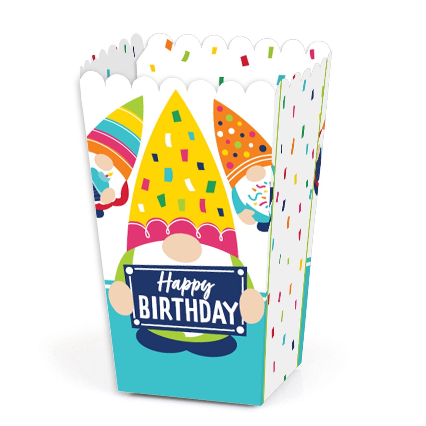 Big Dot of Happiness Gnome Birthday - Happy Birthday Party Favor ...
