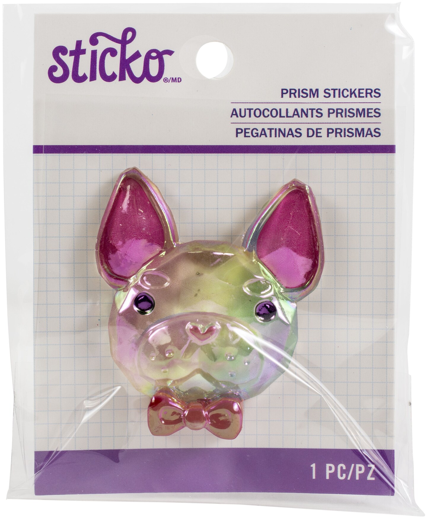 Sticko Prism Sticker-Frenchie | Michaels