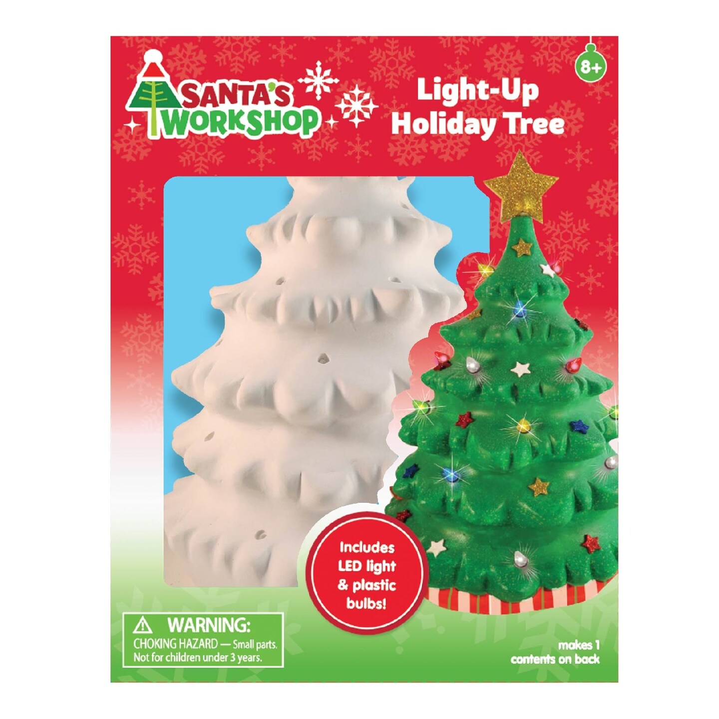 Colorbok Santa's Workshop Light Up Plaster Kit-Metallic Tree | Michaels