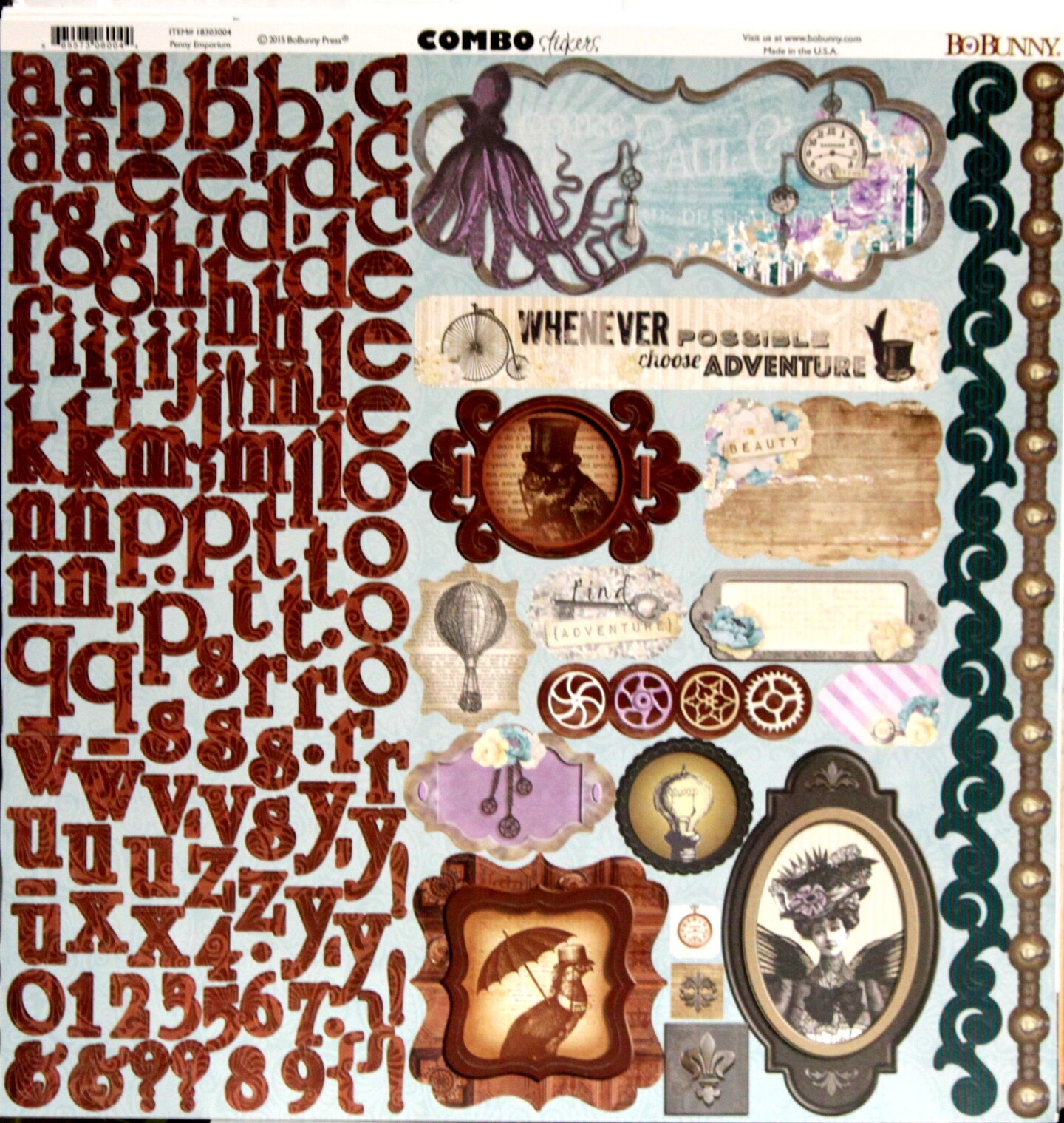 Bobunny Penny Emporium 12 x 12 Combo Stickers | Michaels