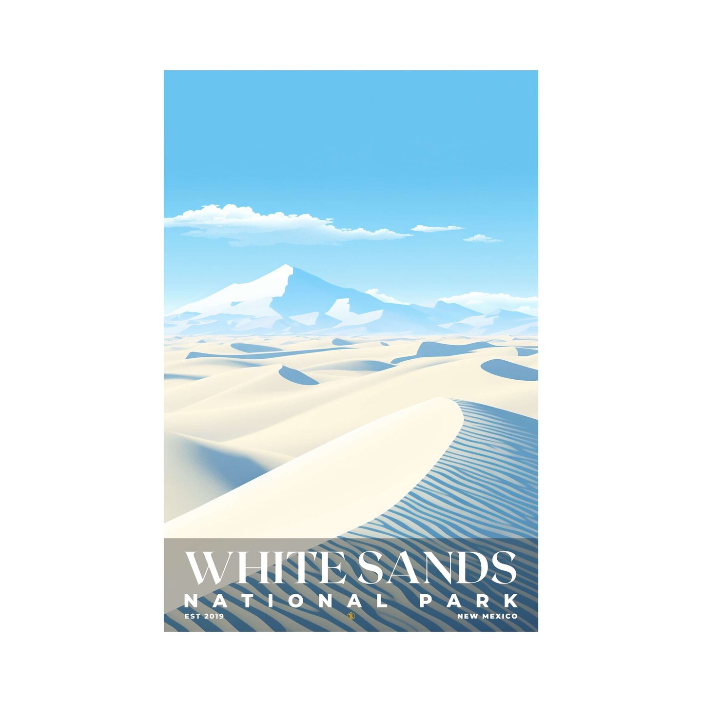 White Sands National Park Poster, Travel Art, Office Poster, Home Decor ...