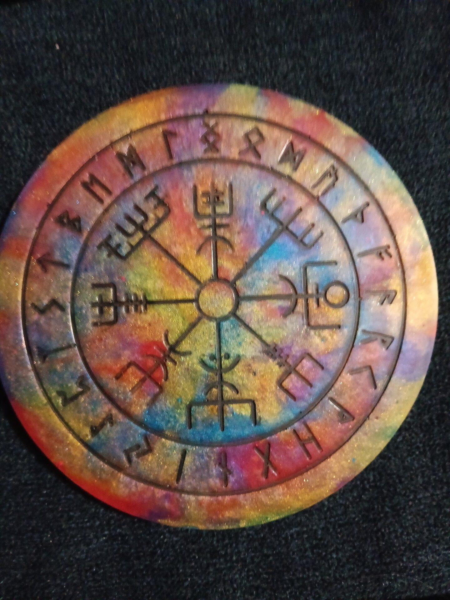 Mini Divination Norse Rune Stone: Rainbow | MakerPlace by Michaels