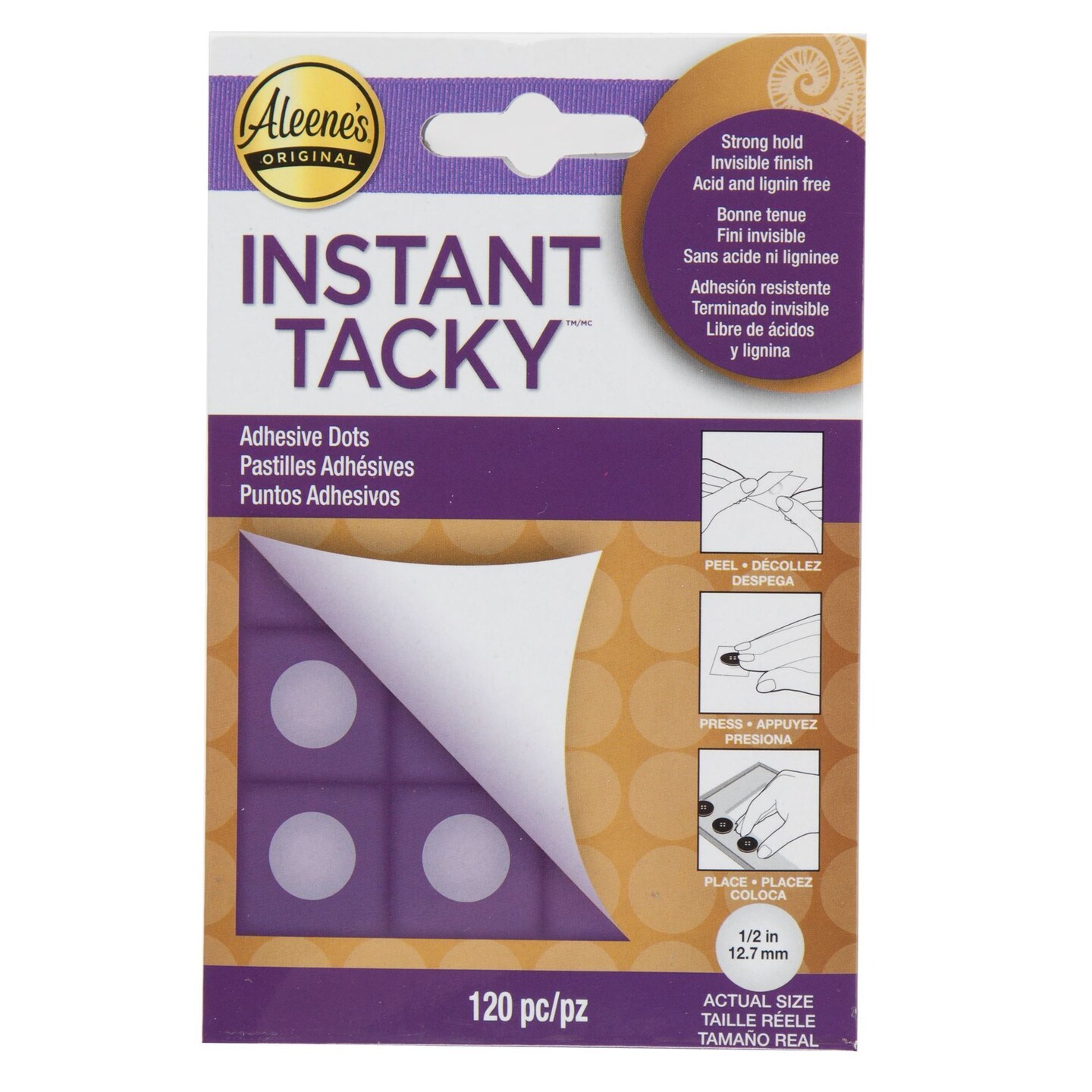 Aleene's Instant Tacky Adhesive Dots 1/2 Inch 120 pc. | Michaels