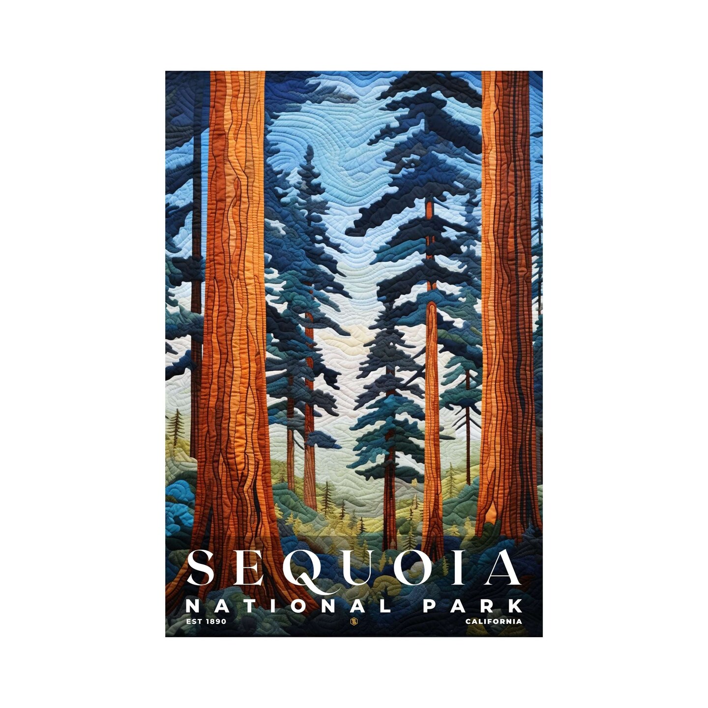 Sequoia National Park Poster, Travel Art, Office Poster, Home Decor ...