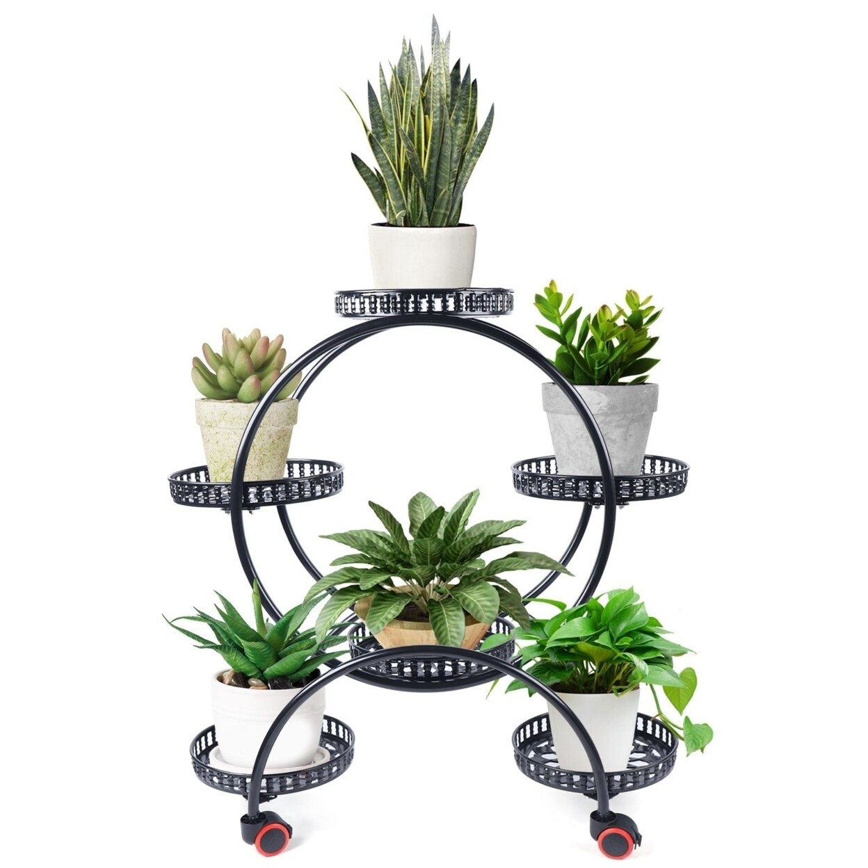 Onetify 6 Pot Circle Metal Plant Stand | Michaels