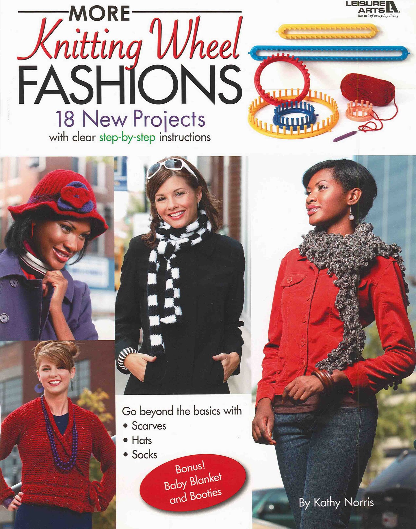 Leisure Arts More Knitting Wheel Fashions Knitting Book | Michaels