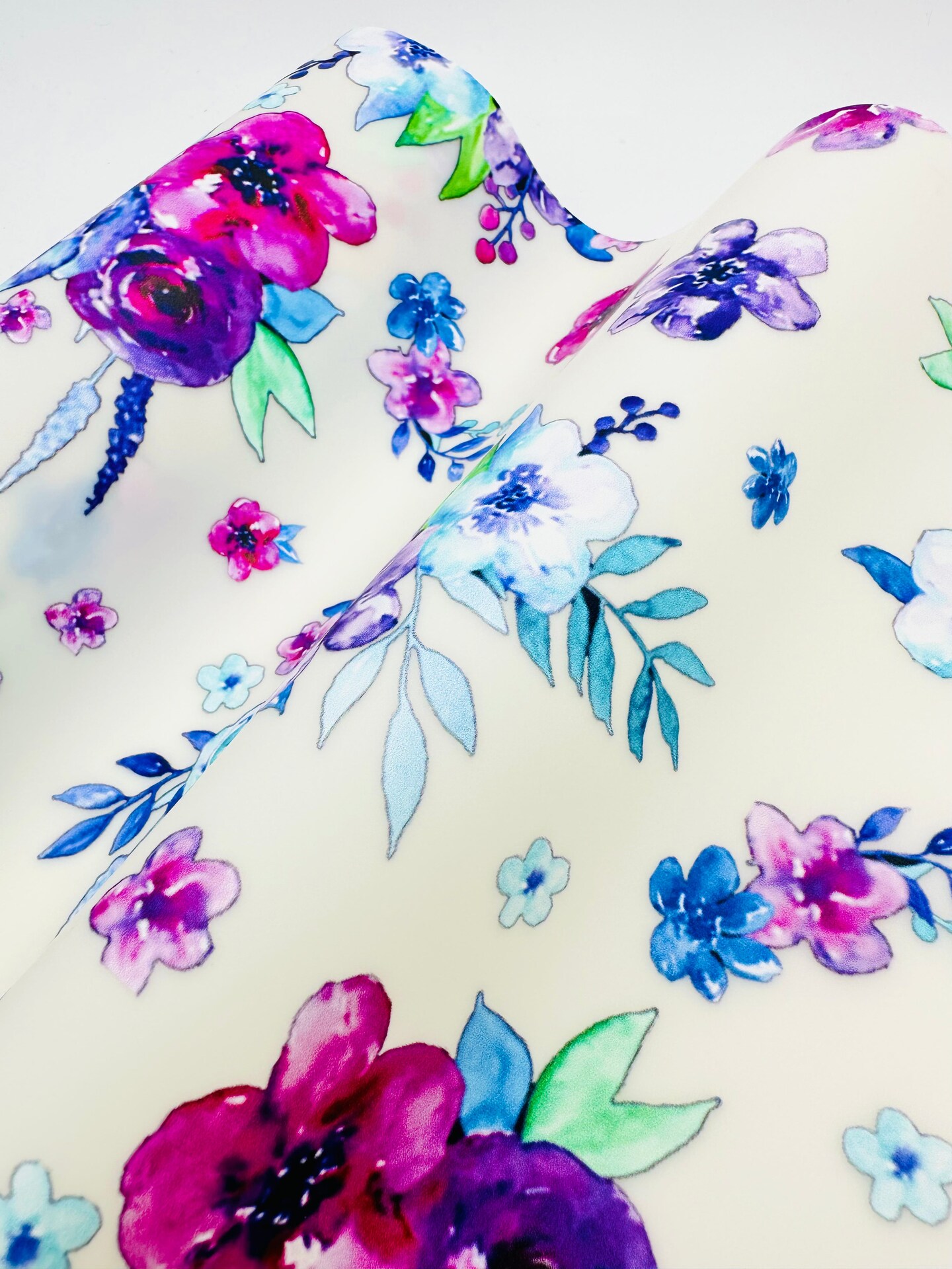 Watercolor Floral Frosted Jelly Print Vinyl | Michaels