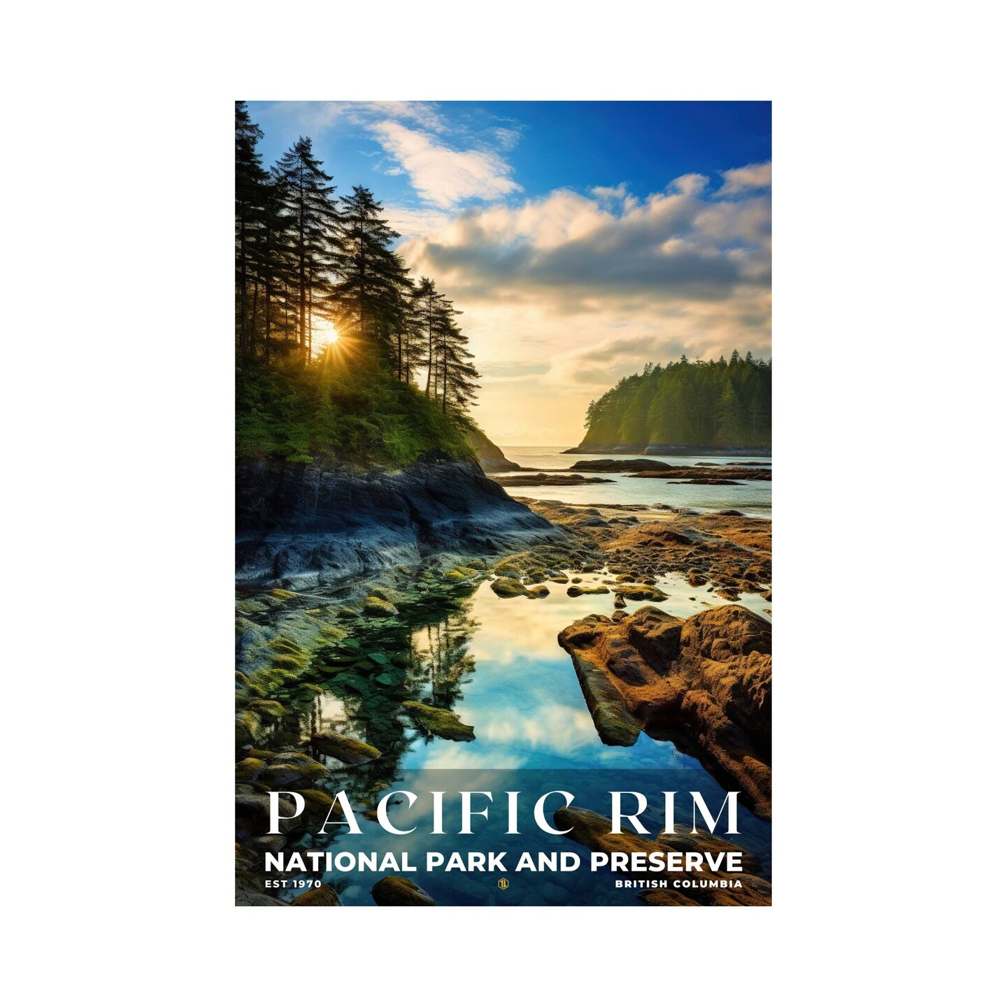 Pacific Rim National Park Reserve Poster, Travel Print, Office Poster ...