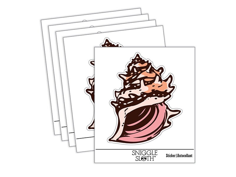 Conch Sea Shell Ocean Beach Tropical Waterproof Vinyl Phone Tablet ...